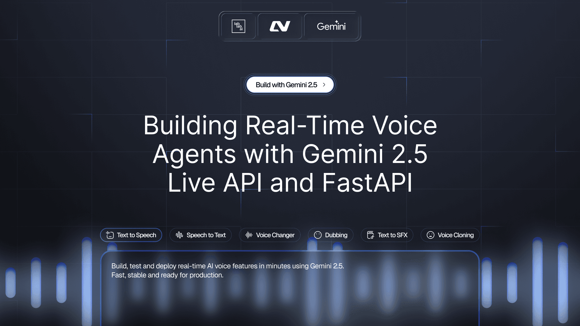 Building Real-Time Voice Agents: Gemini 2.5 Live API, FastAPI, and Queue-Based Concurrency | LabLab